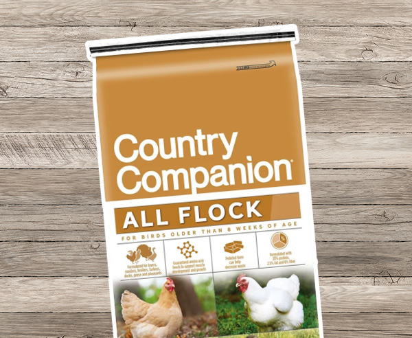 Save $2 Country Companion All Flock Feed