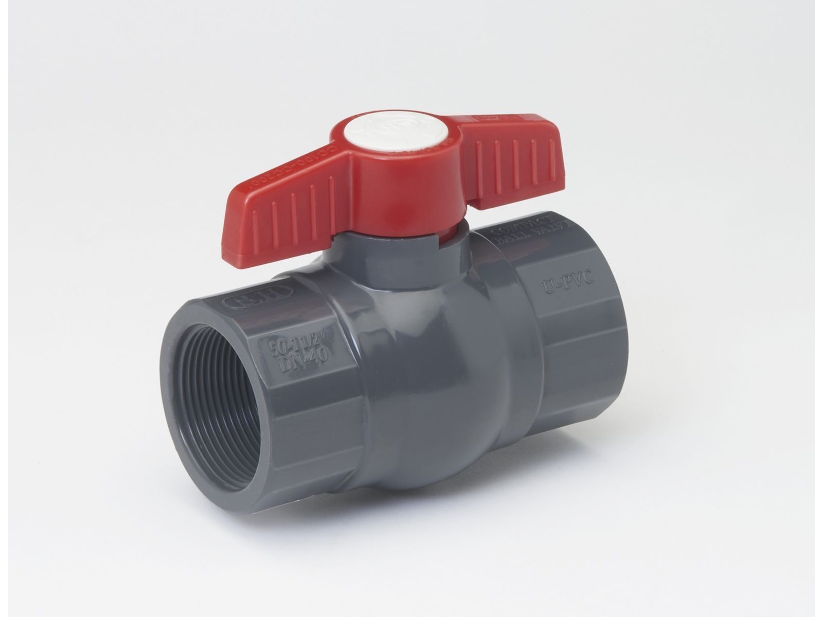 ProLine Schedule 80 PVC Ball Valve, 1 1/2-In FIP x 1 1/2-In FIP