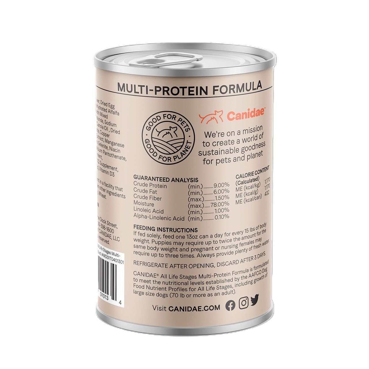 Canidae All Life Stages Multi-Protein Chicken, Lamb and Fish Wet Dog ...