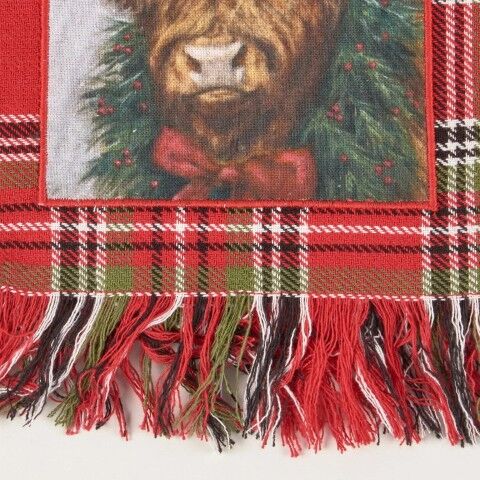 Primitives By Kathy Christmas Highland Kitchen Towel, 16-In x 26-In