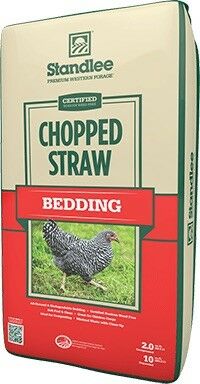 Certified Weed Free Chopped Straw Bedding, 25-Lb